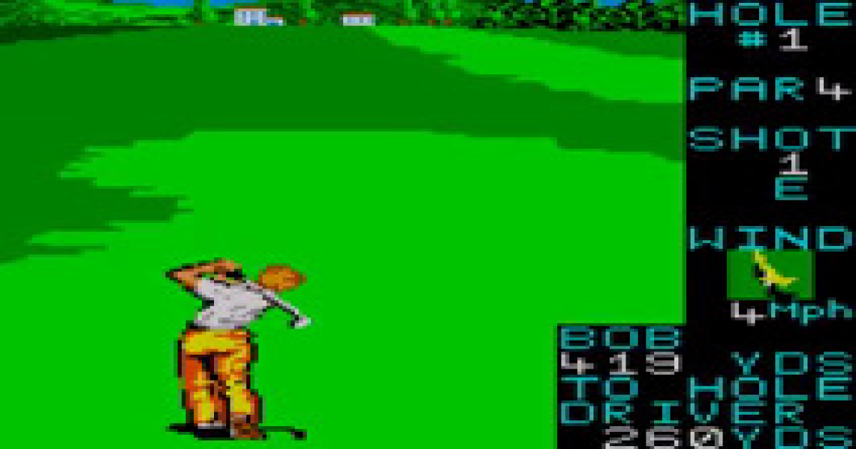 PGA Tour Golf (USA) (Rev 1) emulator for SEGA Game Gear