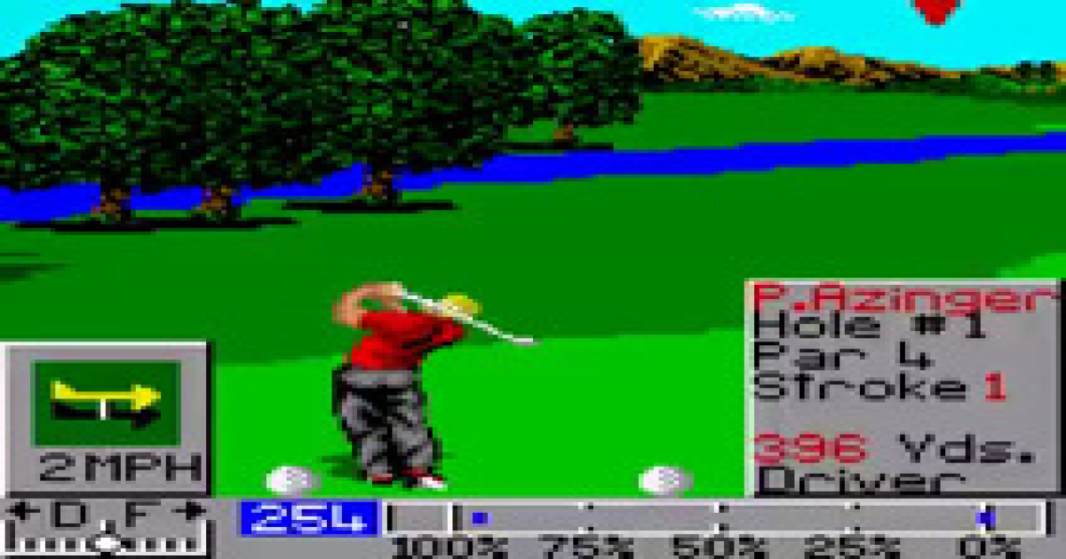 PGA Tour Golf II (USA, Europe) emulator for SEGA Game Gear