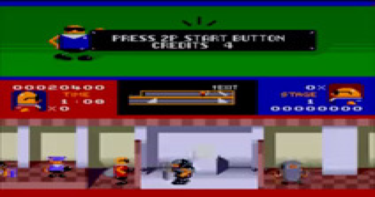 Bonanza Bros. (USA, Europe) emulator for Sega Mega Drive / Genesis
