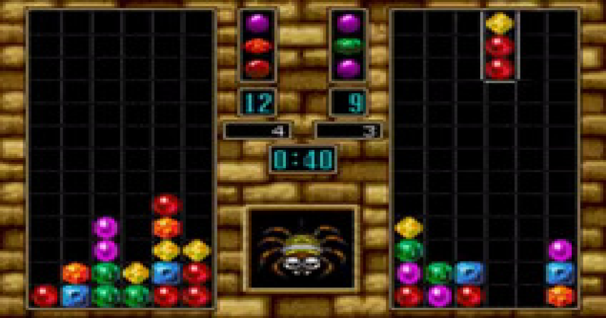 Columns III - Revenge of Columns (USA) emulator for Sega Mega Drive ...