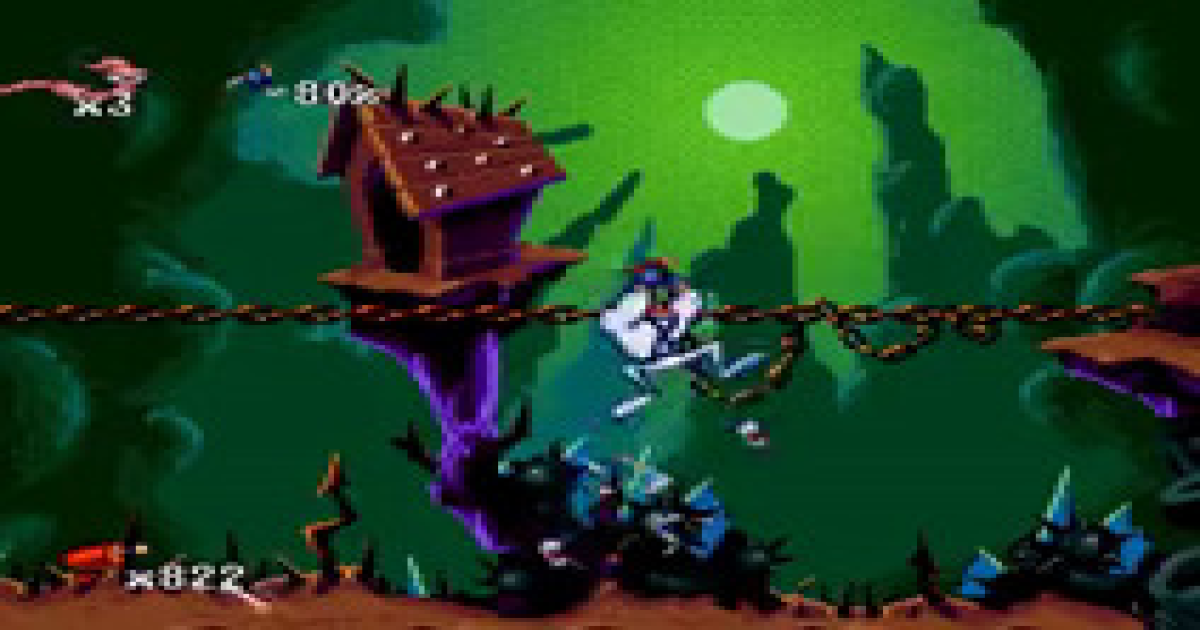 Earthworm Jim (Europe) emulator for Sega Mega Drive / Genesis