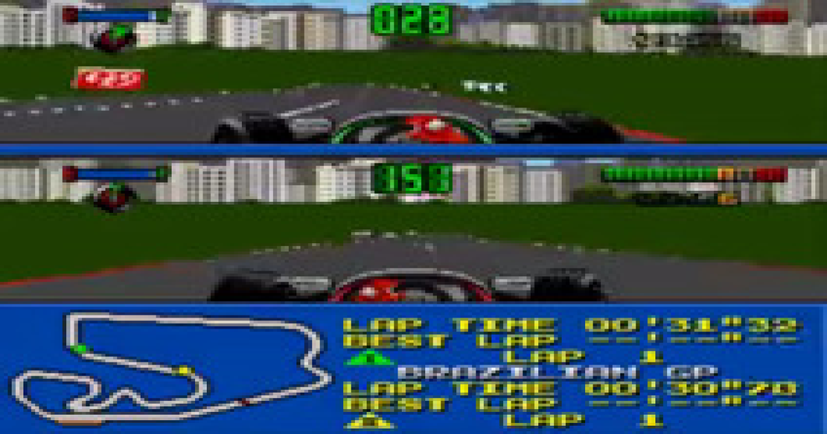 F1 - World Championship Edition (Europe) emulator for Sega Mega Drive ...