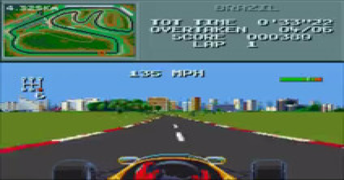 Formula One (USA) emulator for Sega Mega Drive / Genesis