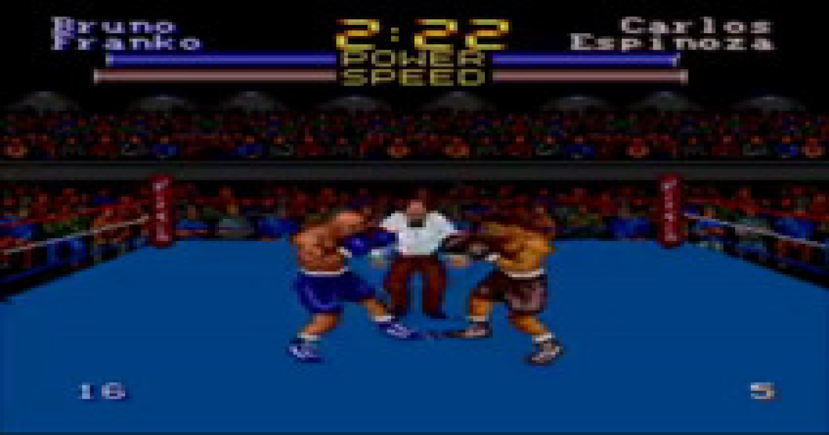 Muhammad Ali Heavyweight Boxing (USA) emulator for Sega Mega Drive ...