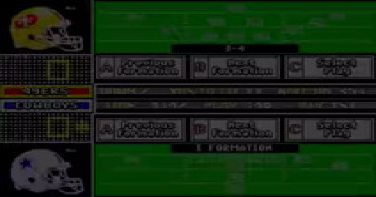 NFL '95 (USA, Europe) emulator for Sega Mega Drive / Genesis