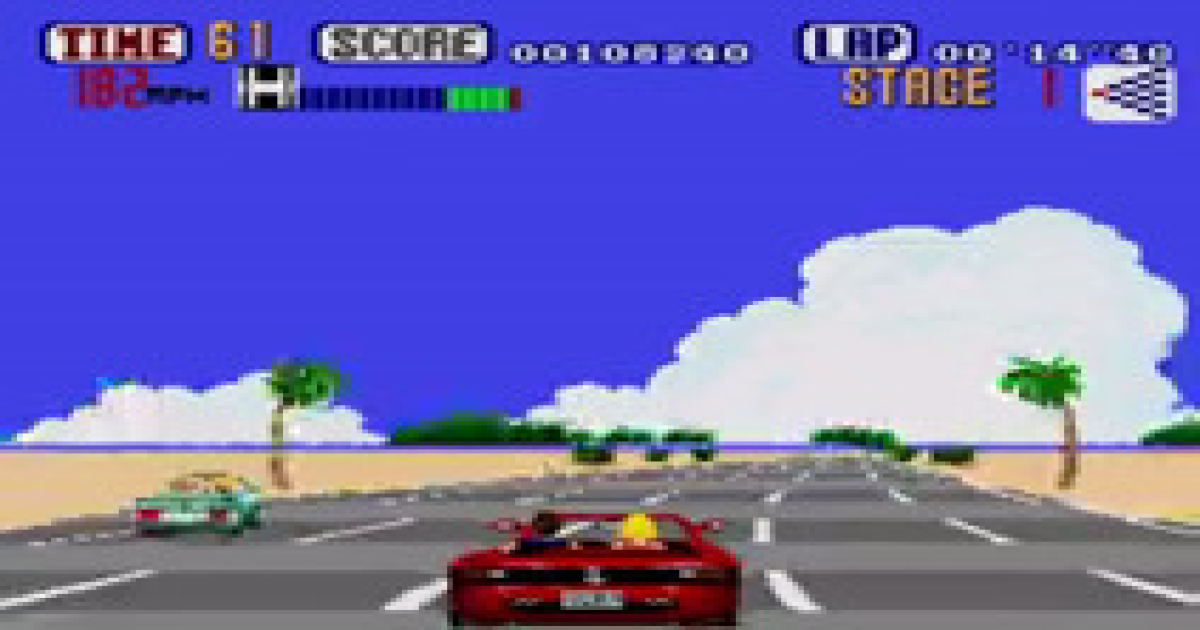 OutRun (USA, Europe) emulator for Sega Mega Drive / Genesis