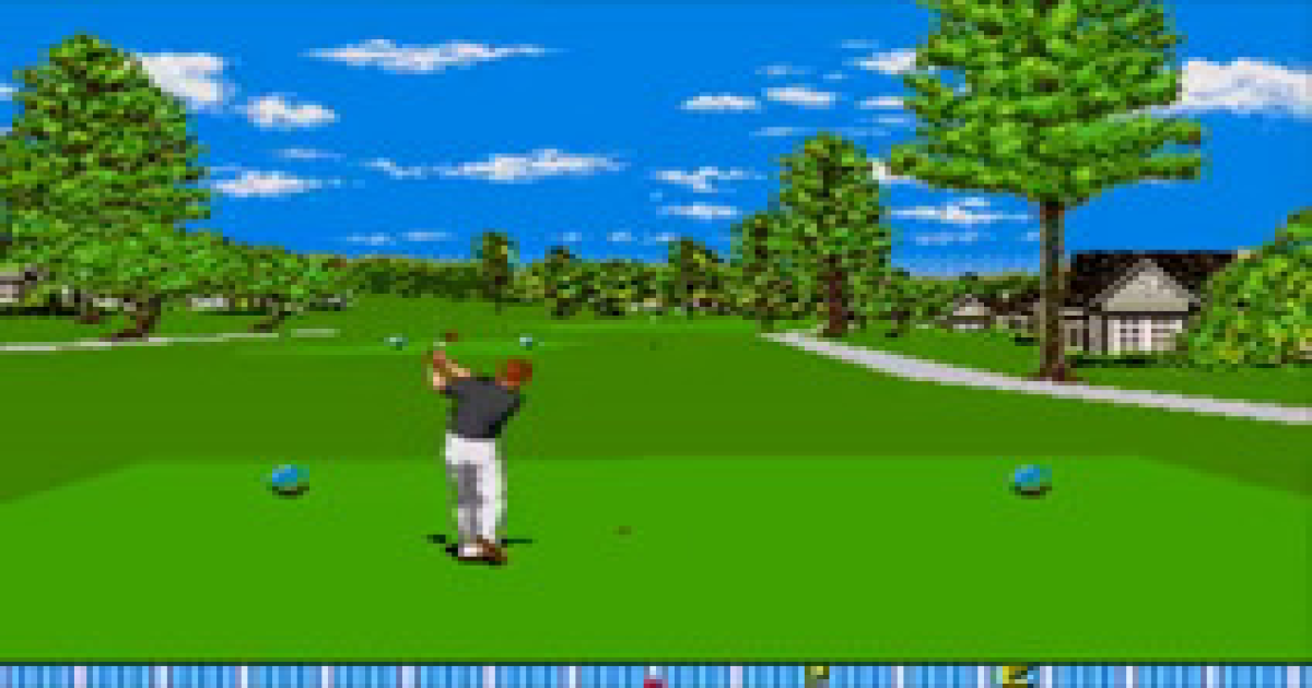 Pebble Beach Golf Links (Europe) emulator for Sega Mega Drive / Genesis