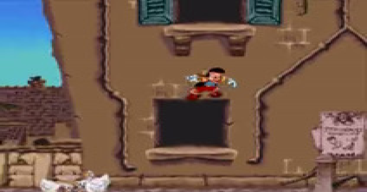 Pinocchio (Europe) emulator for Sega Mega Drive / Genesis