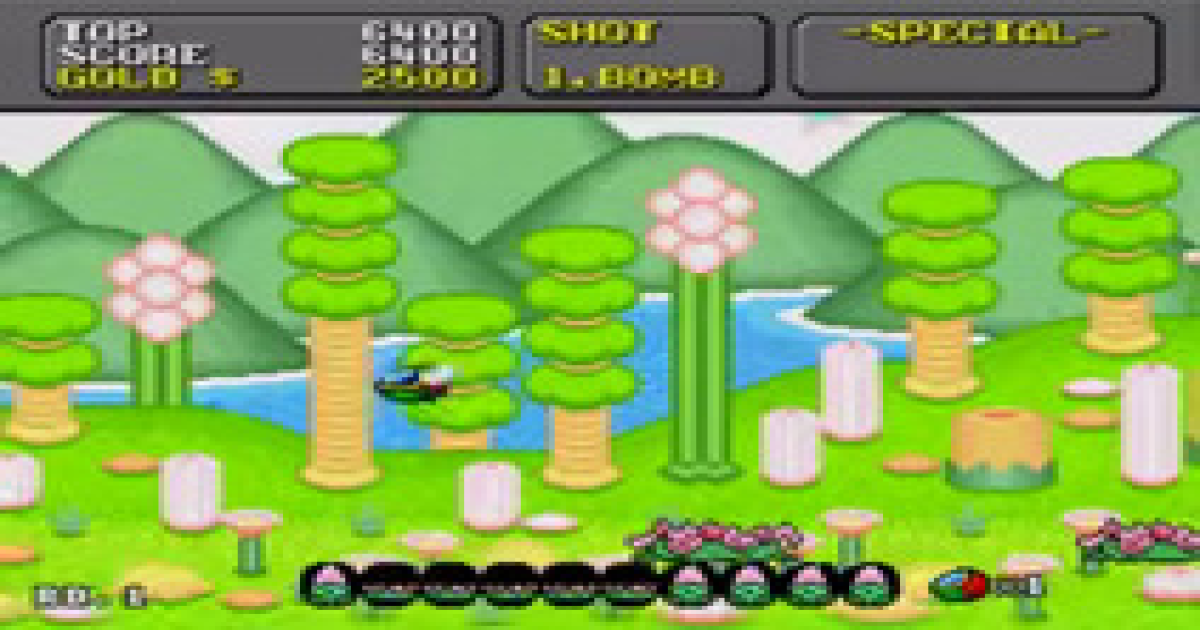 Super Fantasy Zone (Europe) emulator for Sega Mega Drive / Genesis