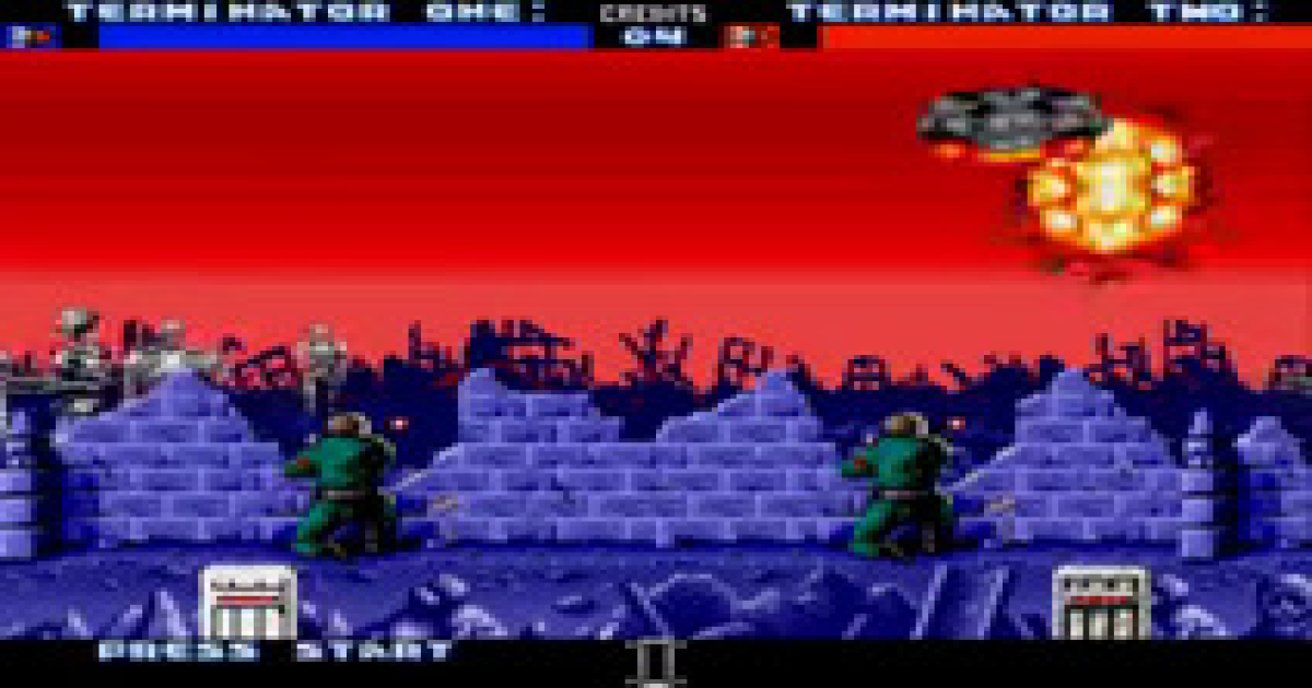 T2 - The Arcade Game (USA) (Beta) emulator for Sega Mega Drive / Genesis