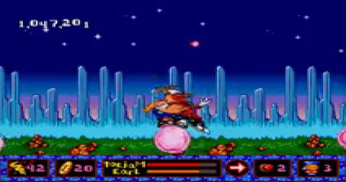 Toe Jam & Earl in Panic on Funkotron (USA) emulator for Sega Mega Drive ...