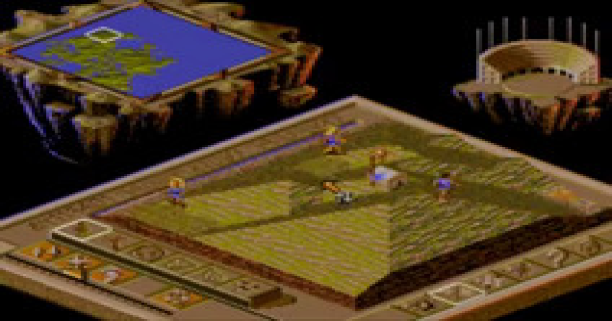 Two Tribes - Populous II (Europe) emulator for Sega Mega Drive / Genesis