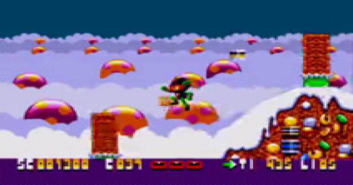 Zool - Ninja of the 'Nth' Dimension (Europe) emulator for Sega Mega ...