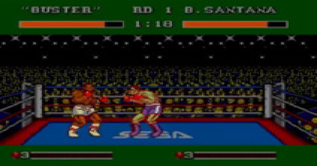 James 'Buster' Douglas Knockout Boxing (USA) emulator for Sega Master ...