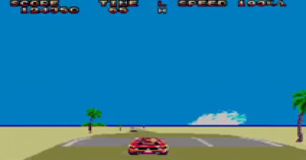Out Run 3-D (Europe) emulator for Sega Master System