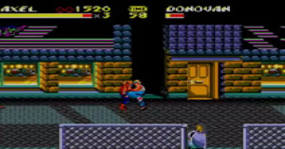 Streets of Rage II (Europe) emulator for Sega Master System