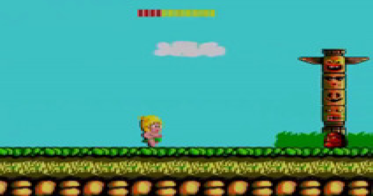 Wonder Boy (USA, Europe) emulator for Sega Master System