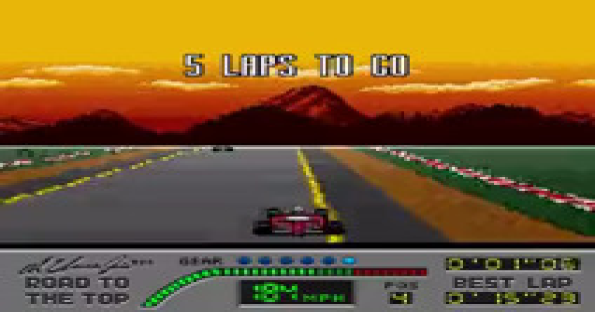 Al Unser Jr.'s Road to the Top (USA) emulator for Super Nintendo ...