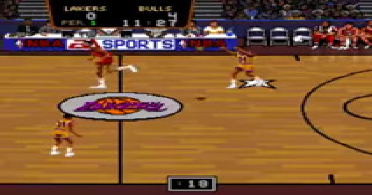 Bulls vs Blazers and the NBA Playoffs (USA) (Rev 1) emulator for Super ...