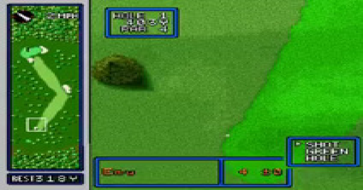 HAL's Hole in One Golf (USA) emulator for Super Nintendo / Super Famicom