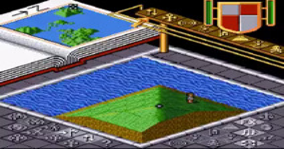 Populous (USA) emulator for Super Nintendo / Super Famicom