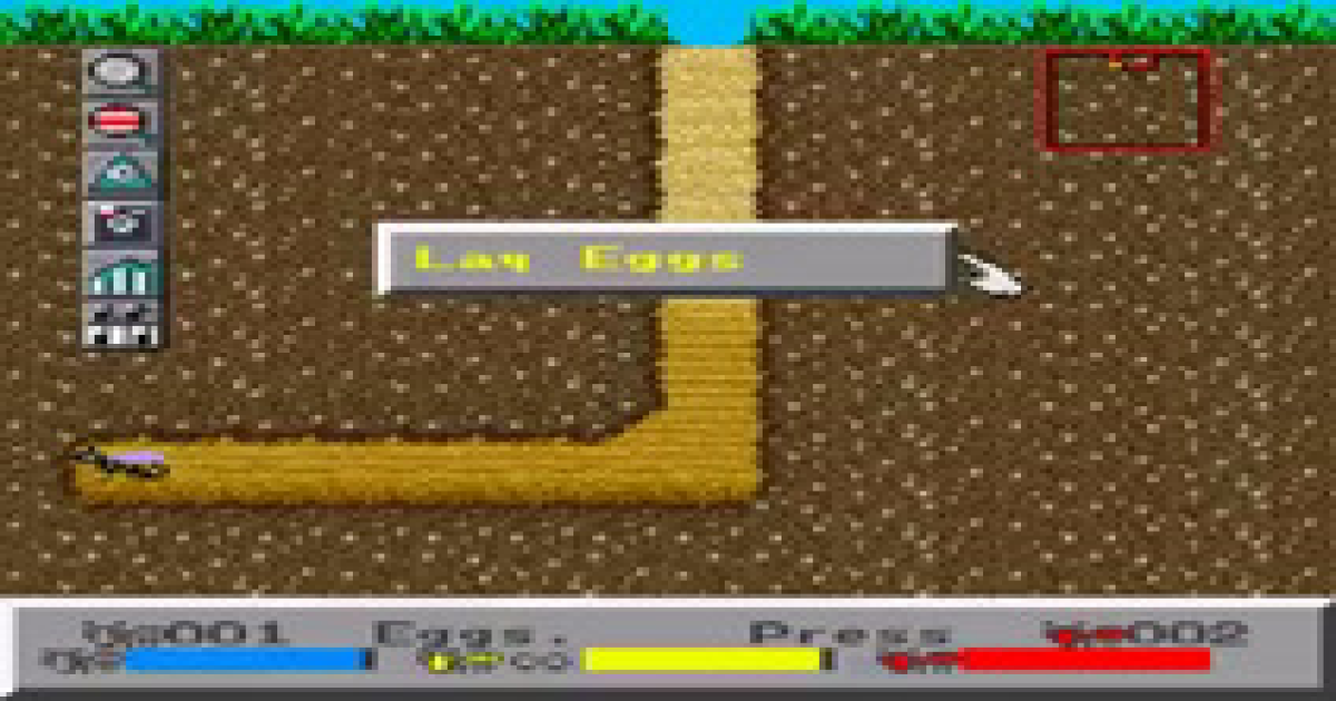 SimAnt - The Electronic Ant Colony (USA) emulator for Super Nintendo ...