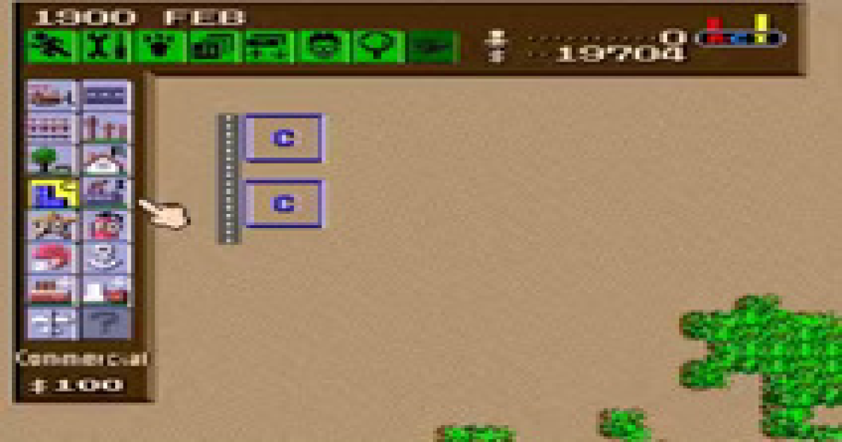 SimCity (USA) emulator for Super Nintendo / Super Famicom