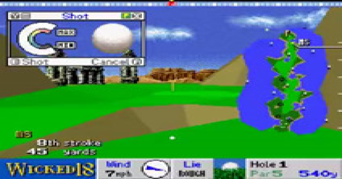 True Golf Classics - Wicked 18 (USA) emulator for Super Nintendo ...