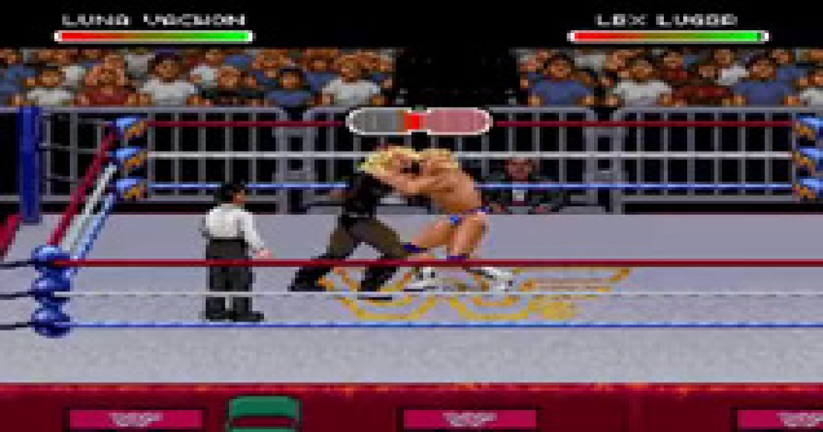 WWF Raw (USA) emulator for Super Nintendo / Super Famicom